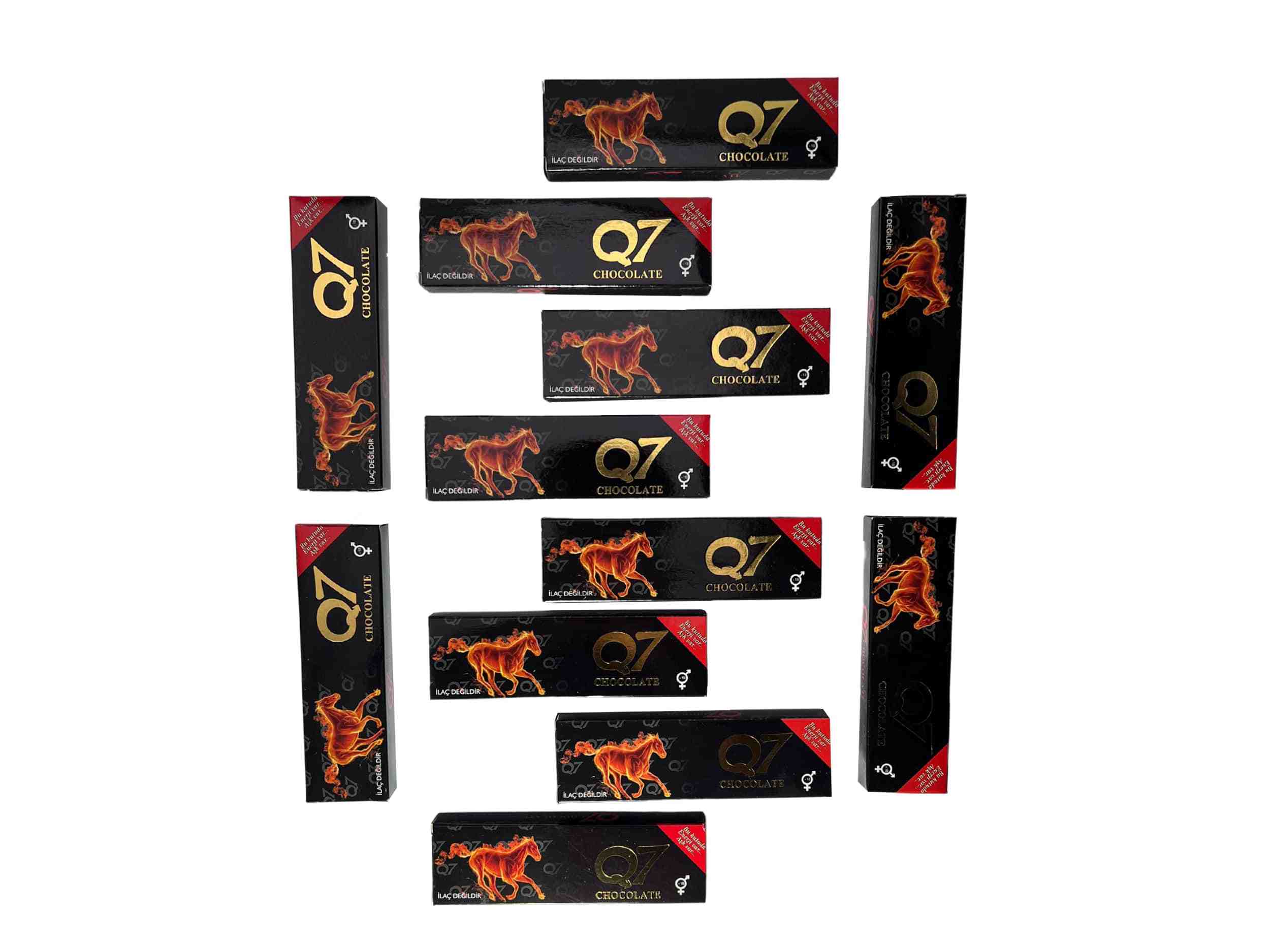 Q7 Chocolate Aphrodisiac, 35 g, 12 packs | Marasi